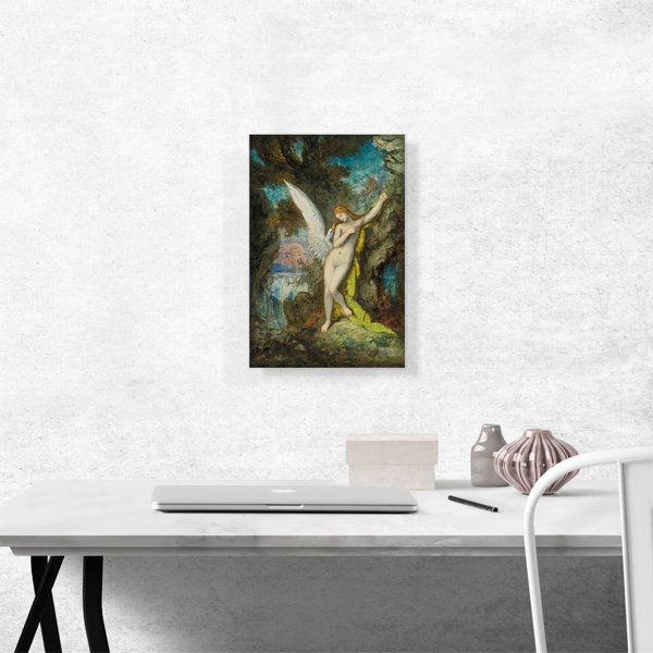 ARTCANVAS " Leda And The Swan " by Gustave Moreau on Canvas | Wayfair